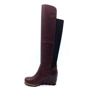 Sorel | Shoes | Sorel Fiona Over The Knee Red Leather Boot Size 7 ...